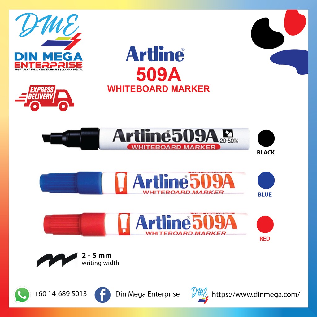 ARTLINE 509A WHITEBOARD MARKER | Shopee Malaysia