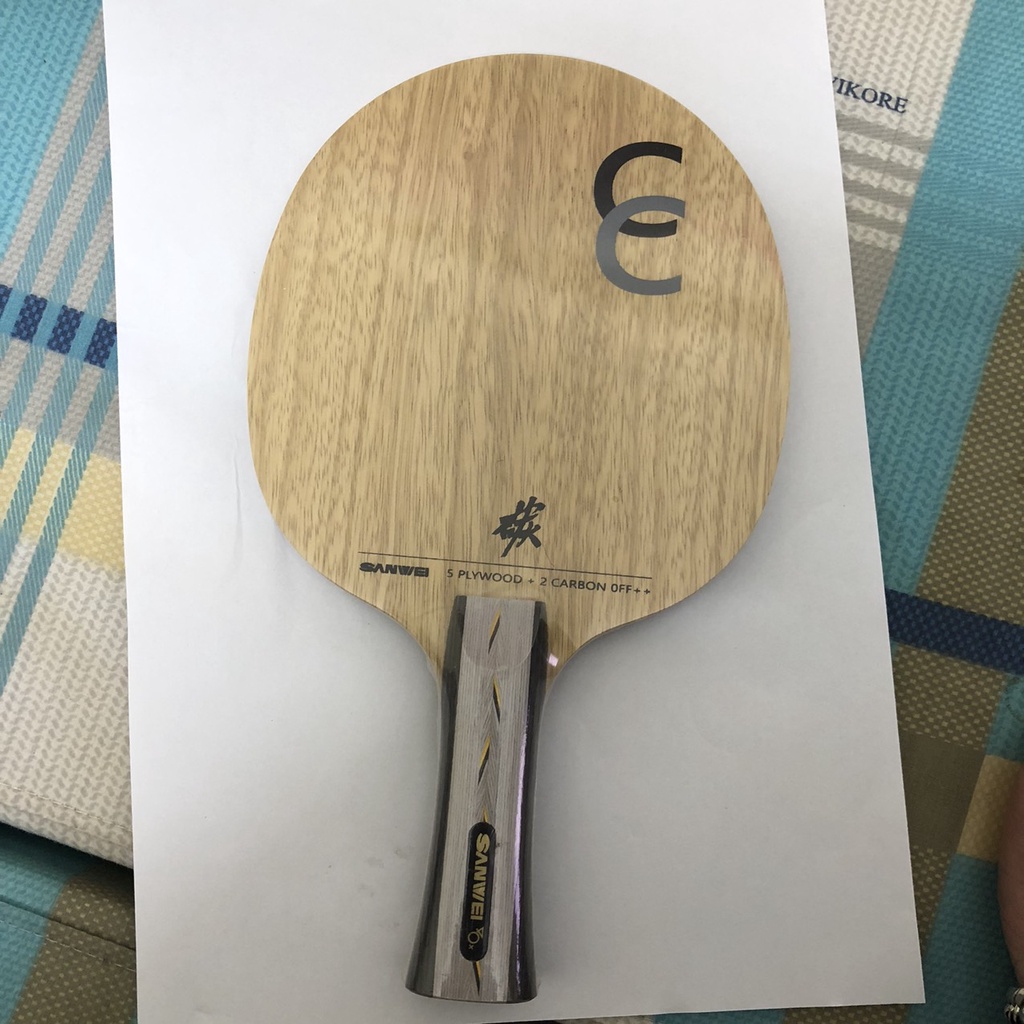 Sanwei CC table tennis racket is made of 5 layers of wood, 2 layers of ...