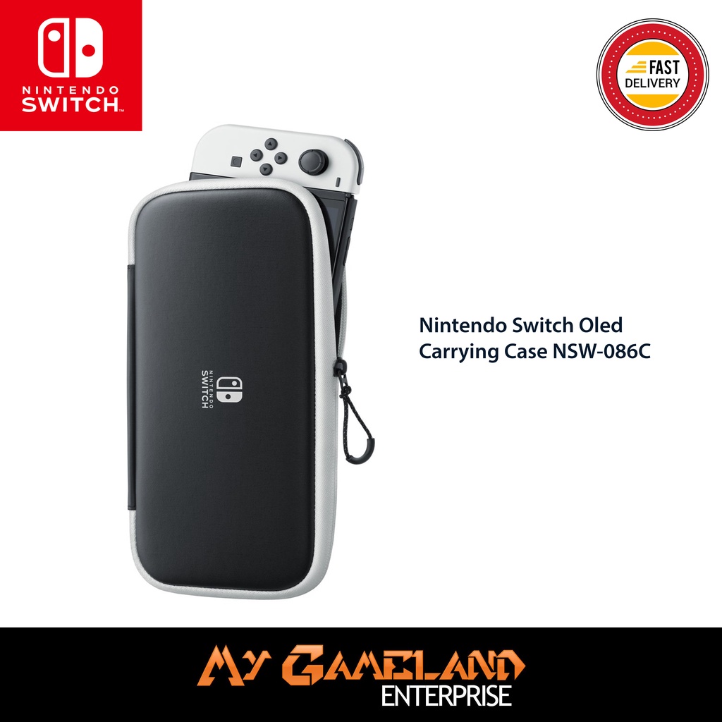 Nintendo Switch OLED Carrying Case (NSW-086C)(Black/Red/Blue)(BRAND NEW ...