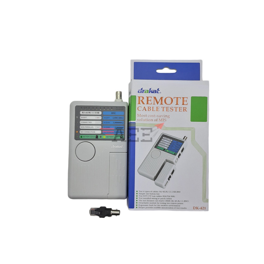 Drakat DK-421 4In1 RJ-45/RJ-11/USB/BHL Cable Tester | Shopee Malaysia