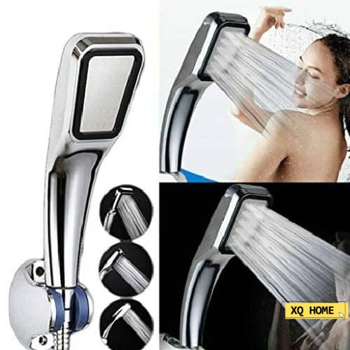 Shower Head 300 holes High Pressure Boosting Water Saving Rain Shower ...