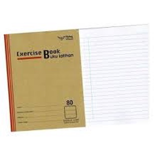 Exercise Book /Buku Tulis /80 Pages / SINGLE LINE / RED BLUE FOUR LINE ...