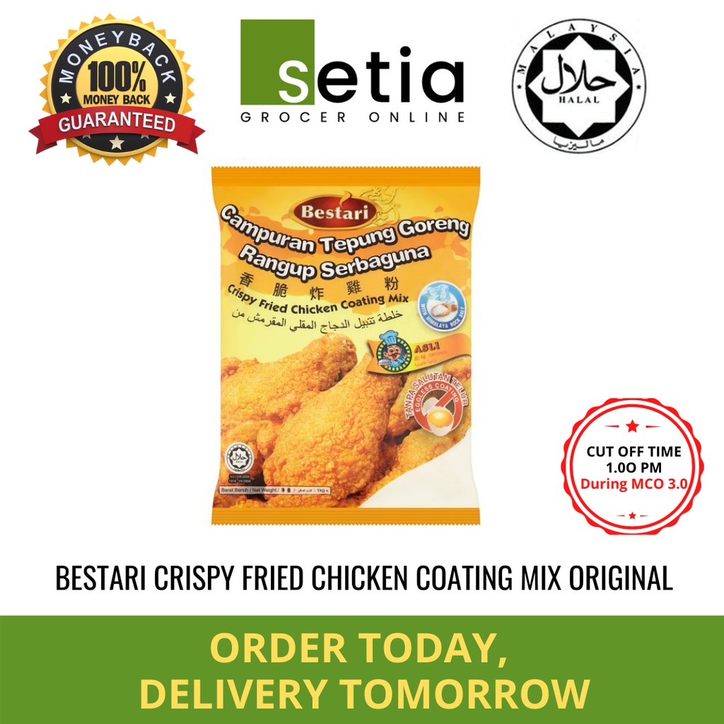 Bestari crispy fried chicken coating mix original / Bestari Tepung ...