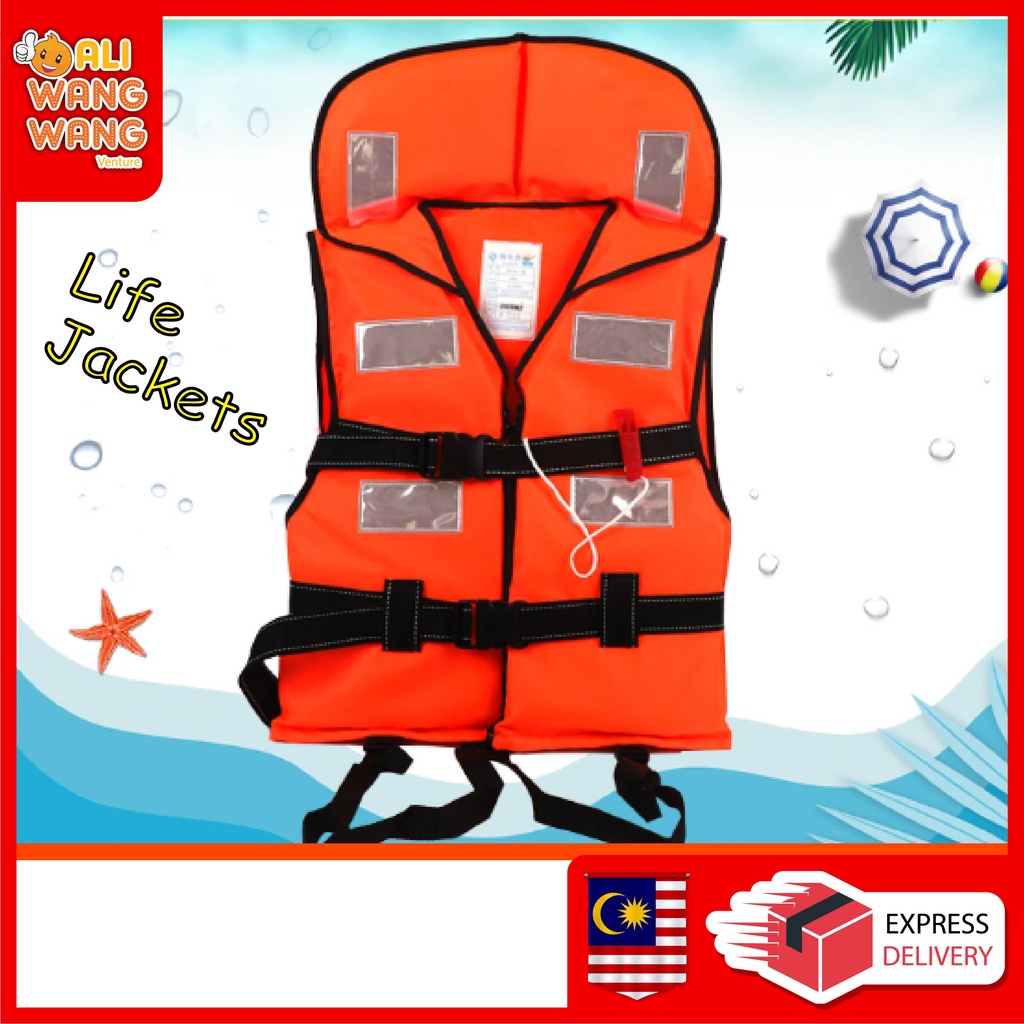 HEAVY DUT Life Jacket for Adult Ready Stock Fishing Snorkering Yard ...