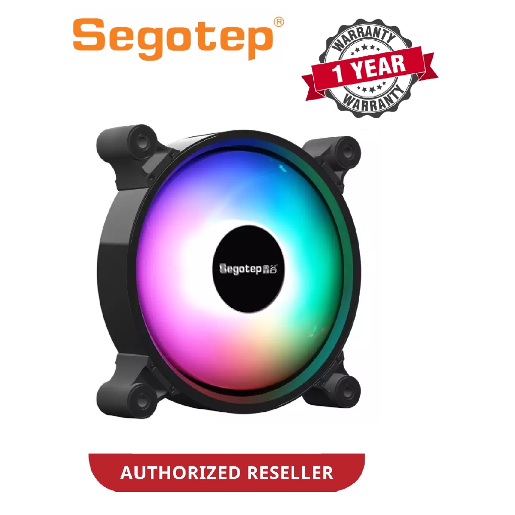 Segotep FA120 RGB 120mm silent casing fan | Shopee Malaysia