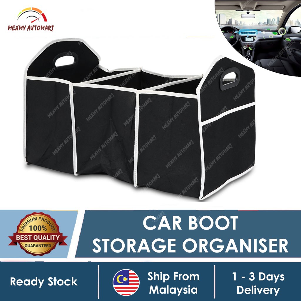 Collapsible Car Boot Organizer Portable Foldable Tidy Storage Bag ...