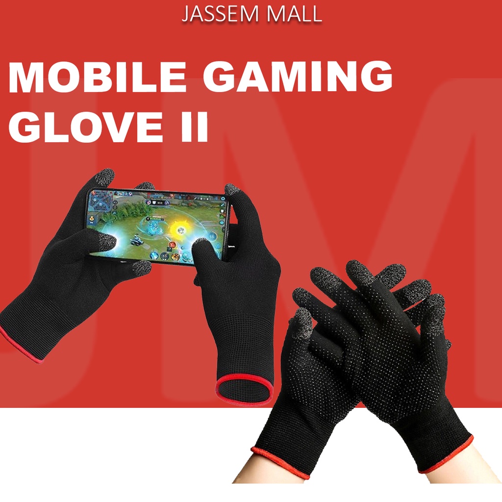 Gaming Glove II Armed to the Finger Anti-slip Breathable Palm Rejection ...