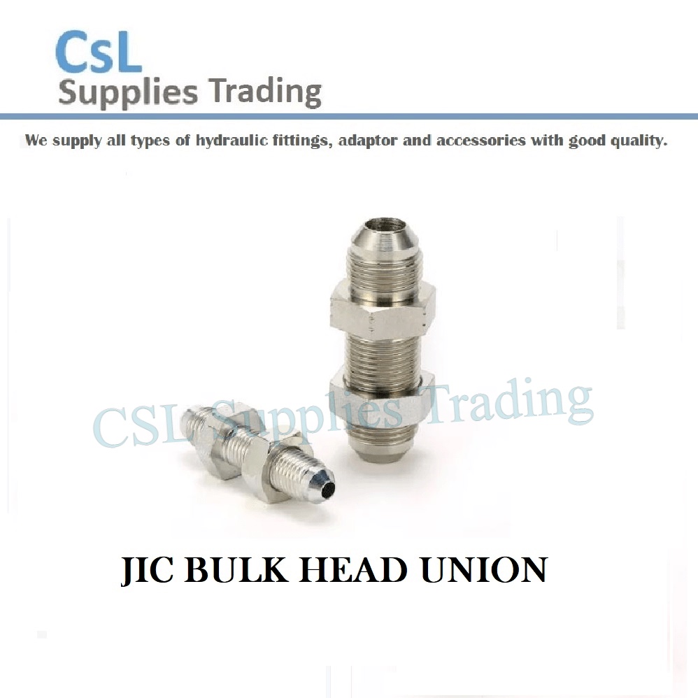 BHG JIC Bulk Head Union SAE UNF Hydraulic Adapter | Shopee Malaysia