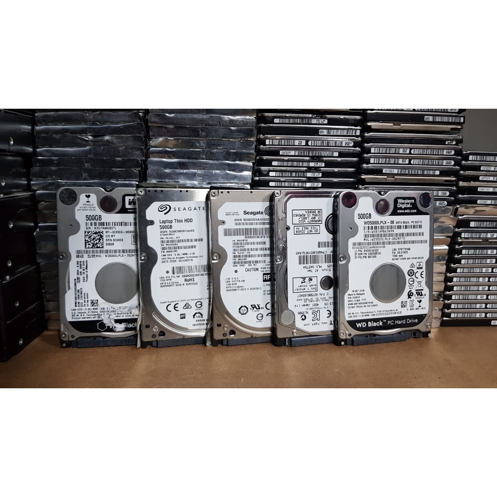 SLIM HARD DISK 500GB ( USED ) | Shopee Malaysia