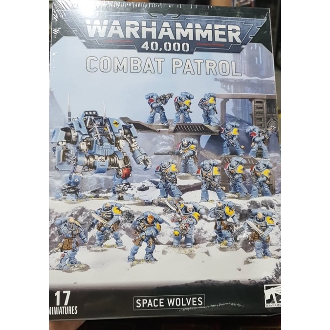 WARHAMMER / GAMESWORKSHOP / 40K / SPACE WOLVES / COMBAT PATROL | Shopee ...