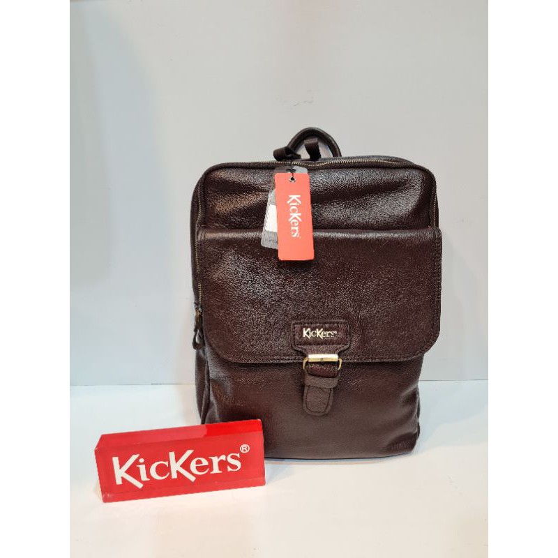 Kickers genuine leather Unisex backpack(C 87878-S) | Shopee Malaysia