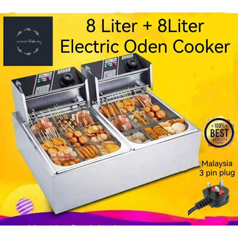 18 Partition Electric Oden Cooker Stainless Steel Automatic Kanto ...