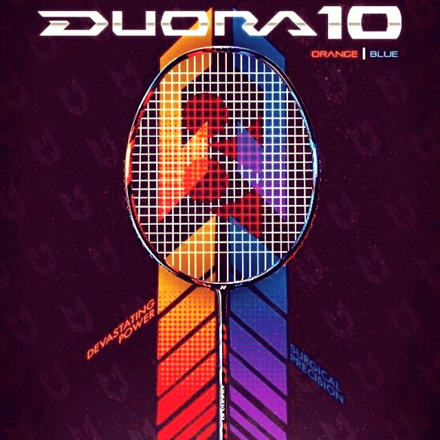 100% Original 2nd Yonex Duora Racket Dual Optimum System# Make in ...