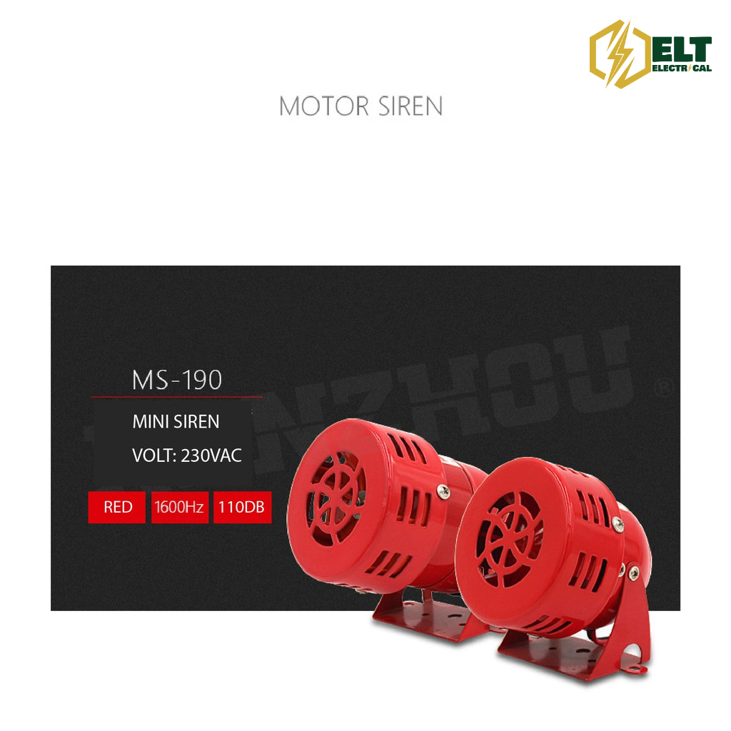 MINI BABY SIREN MS190 220VAC 120dB | Shopee Malaysia