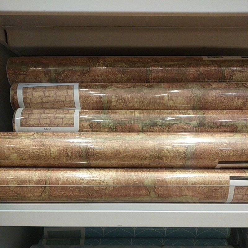 WALLPAPER BRICKS-BROWN KAISON (10181720) | Shopee Malaysia