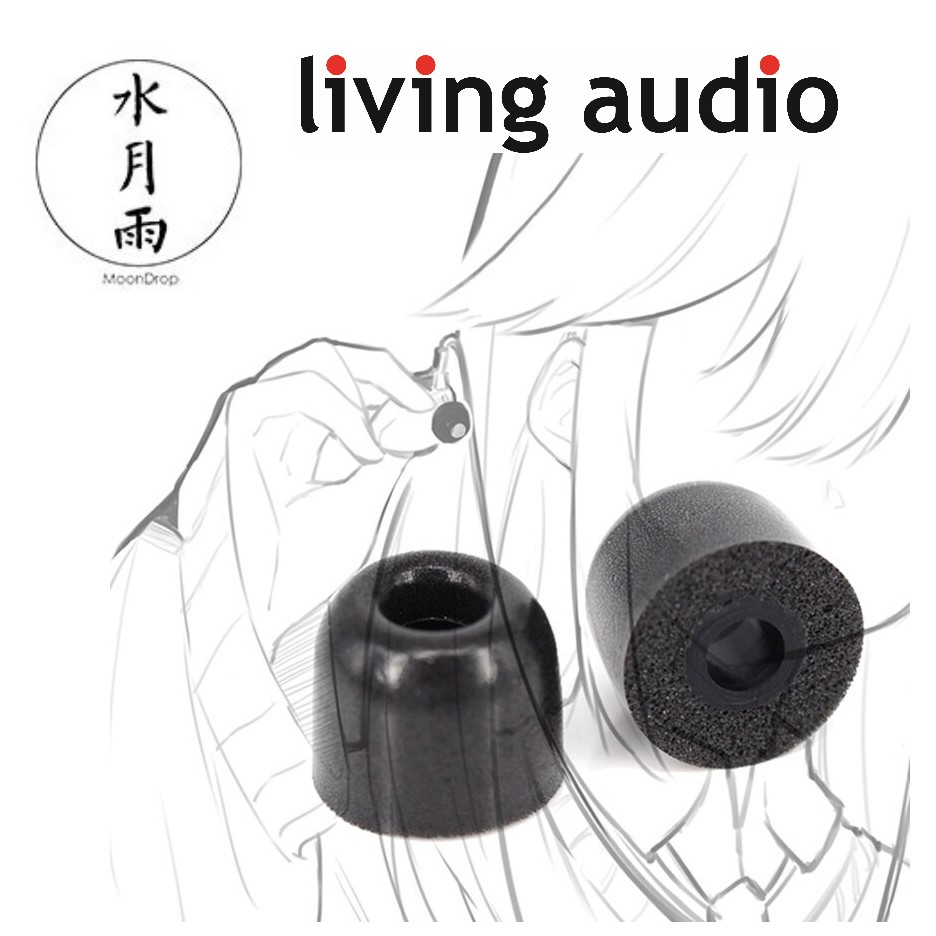 Moondrop MIS-Tip T41 / T55 - Memory Foam Eartips for IEM Earphones ...