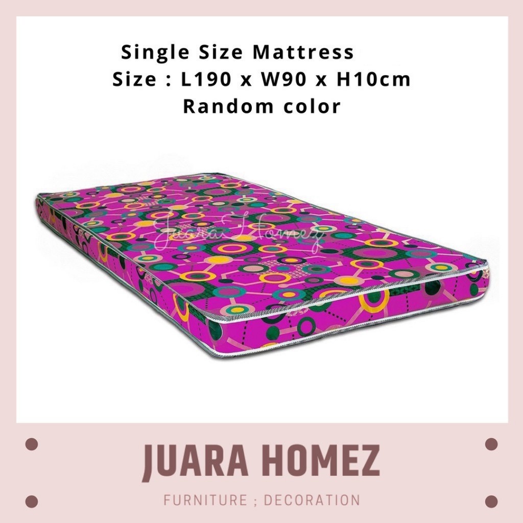 Single Rebond Foam Mattress 4 inches / 4 Inches Mattress / Tilam Bujang ...