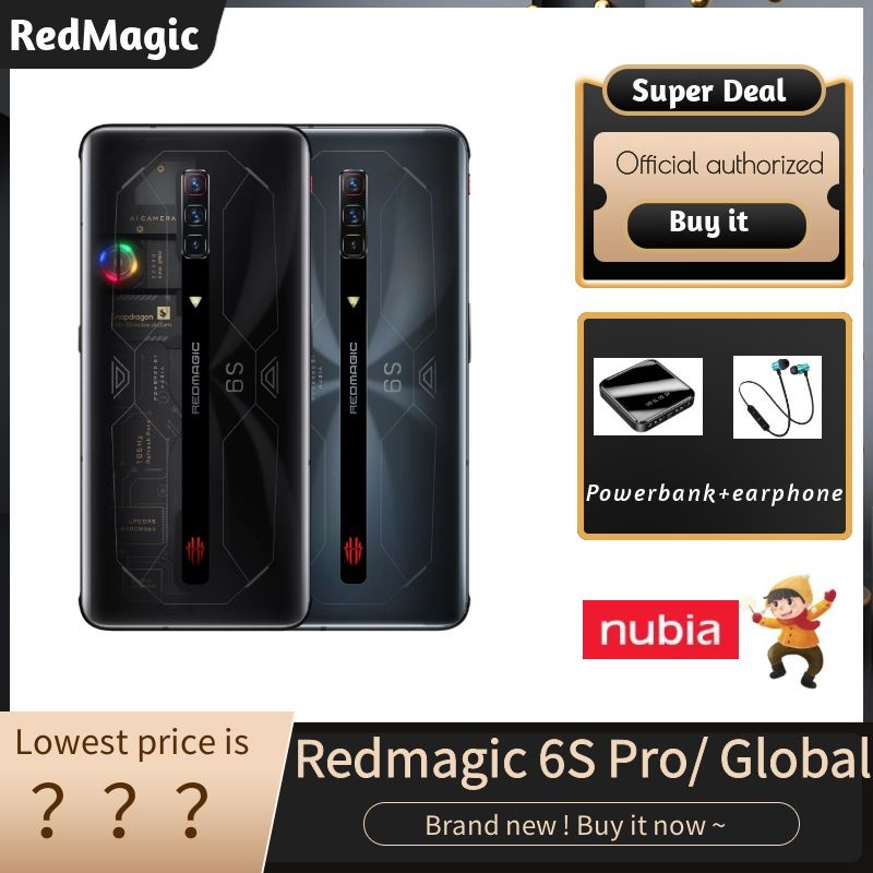 【Global】Nubia Red magic 6s Pro / 6R / 5S | Red magic Redmagic Gaming ...