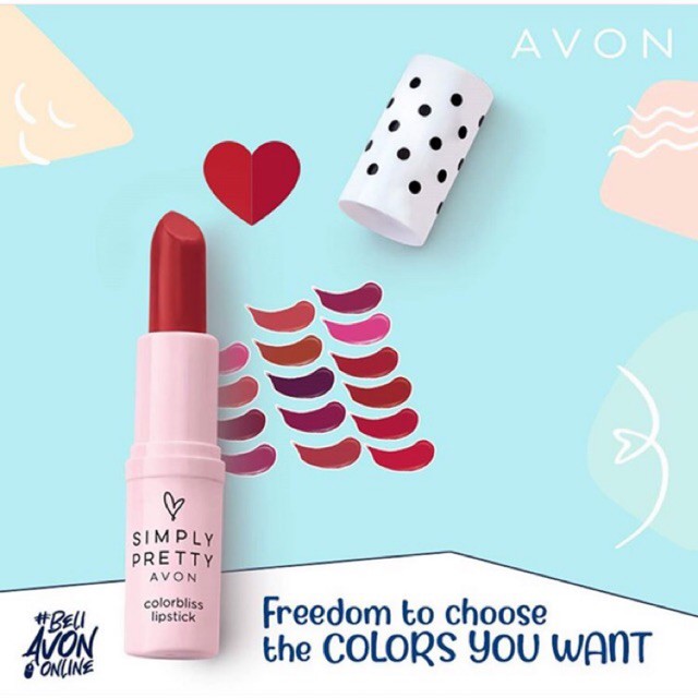 Avon READY STOCK Simply Pretty colourbliss Lipstick | Shopee Malaysia