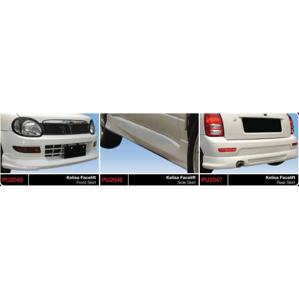 Perodua kelisa 2004 2005 Facelift V1 bodykit body kit front side rear ...