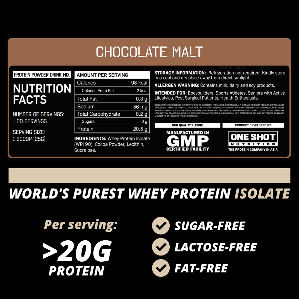 Whey Protein Isolate (Prime-90 Isolate) 100% Whey Protein Isolate - One ...