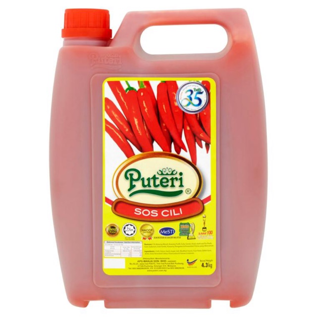 PUTERI SOS CILI 4.3KG chilli sauce | Shopee Malaysia