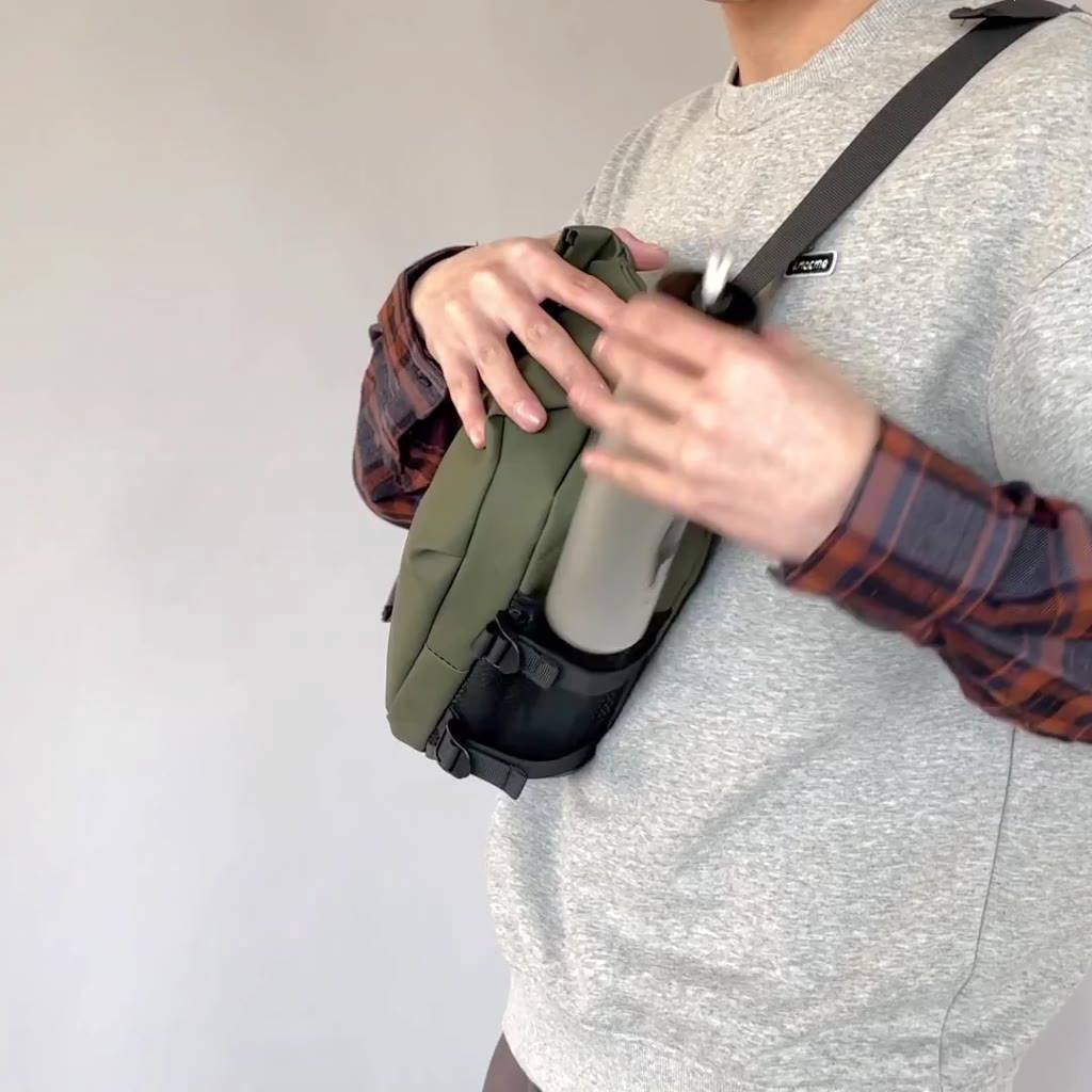 Sling Bag Man Waterproof 单肩包男 Crossbody Bag Men Waist Chest Pouch Bag ...