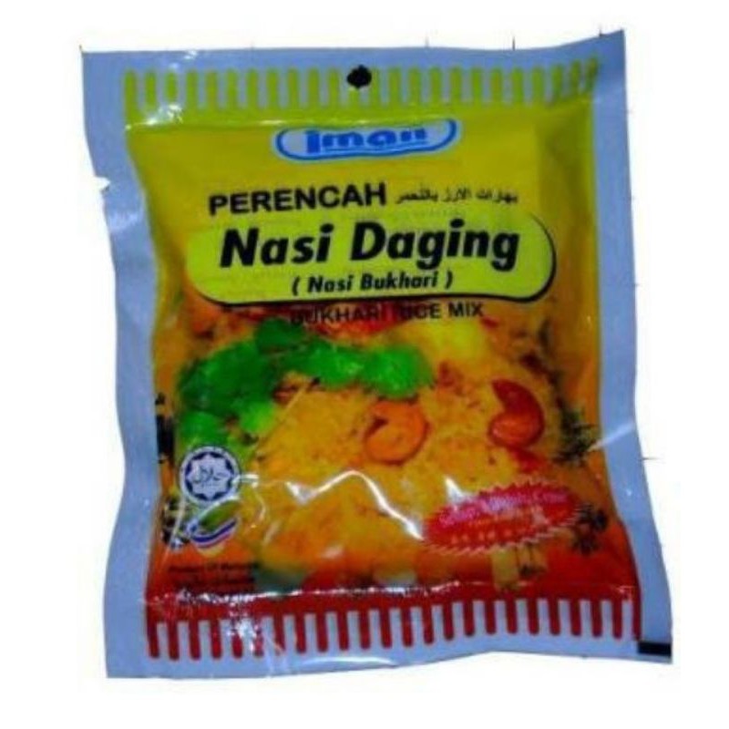 perencah nasi daging iman (nasi bukhari) secukup rasa tanpa perlu ...