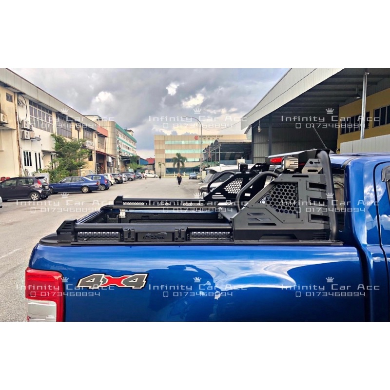 Ford Ranger 2012-2021 Eagle V5 Sport Bar Roll Bar With Brake Light ...