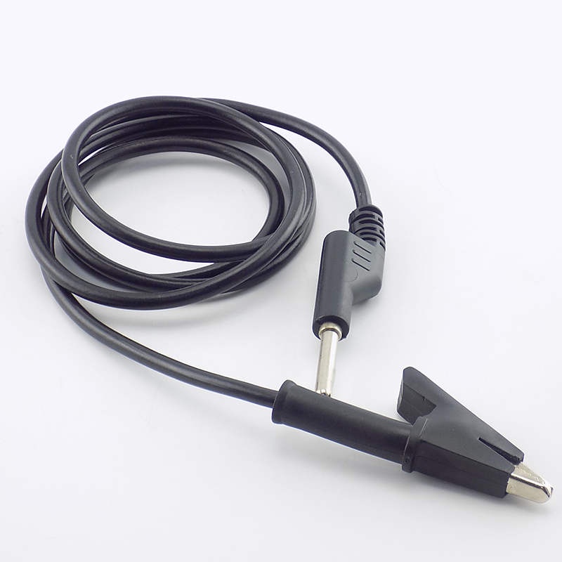 1M Double End Test Lead Wire Line Voltage Banana Plug Alligator Clip ...
