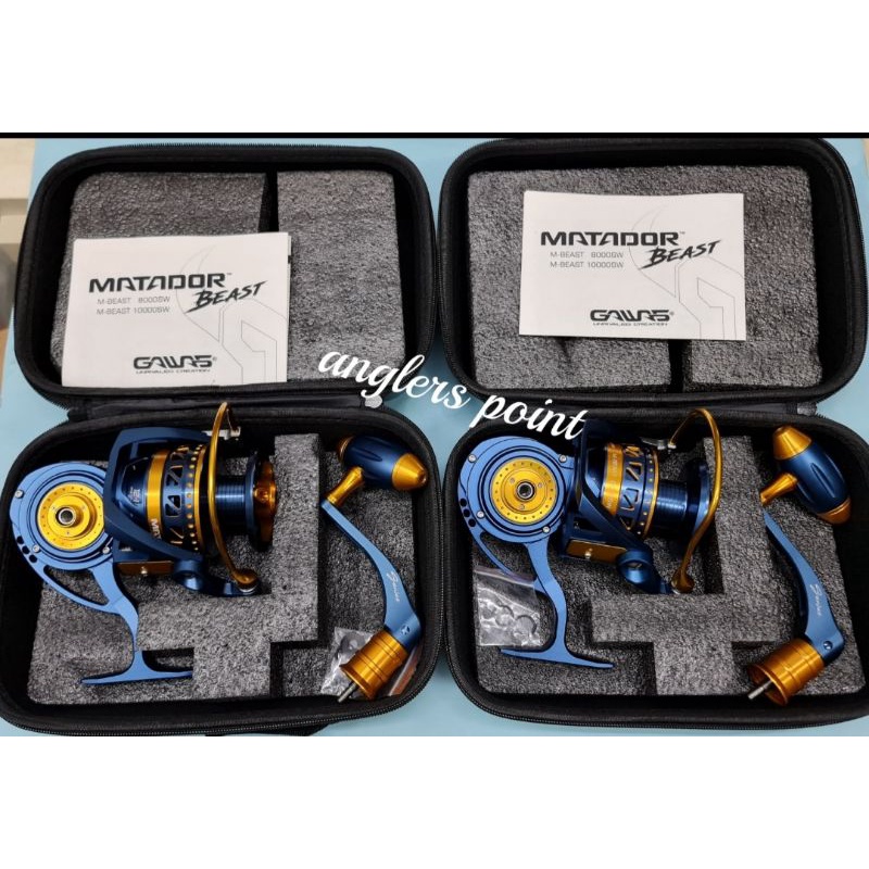 （READY STOK）GAWAS MATADOR BEAST S.W CUSTOM HEAVY DUTY SPINNING REEL ...