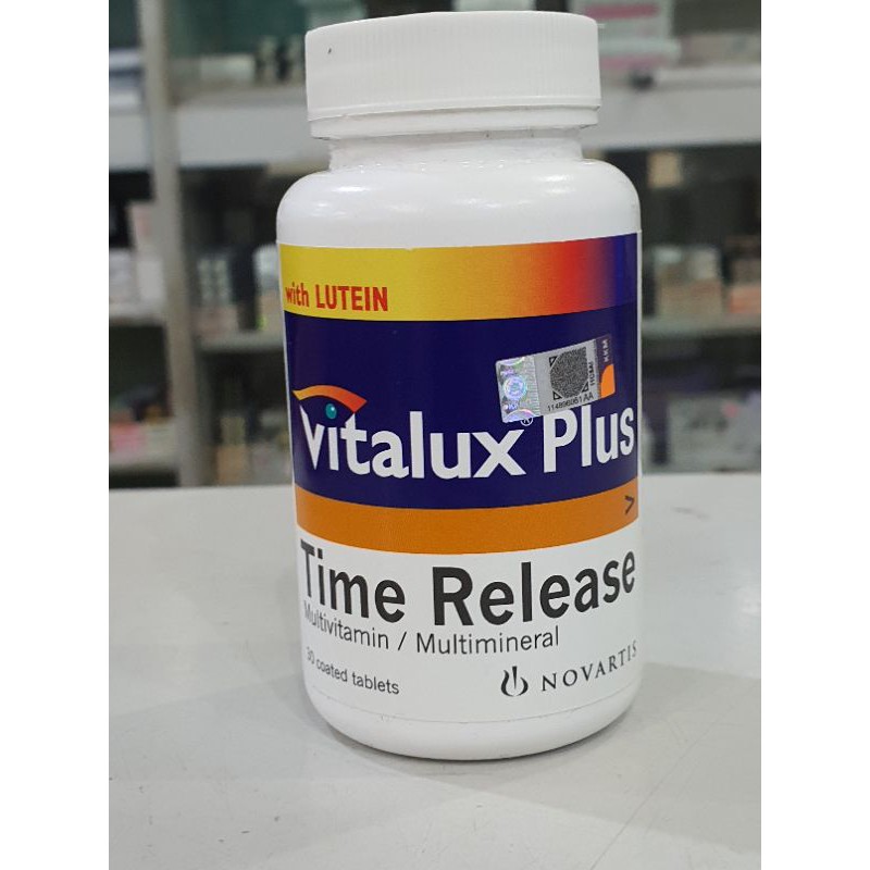 Vitalux Plus Time Release Multivitamin/Multimineral 30's (EXP 24 ...