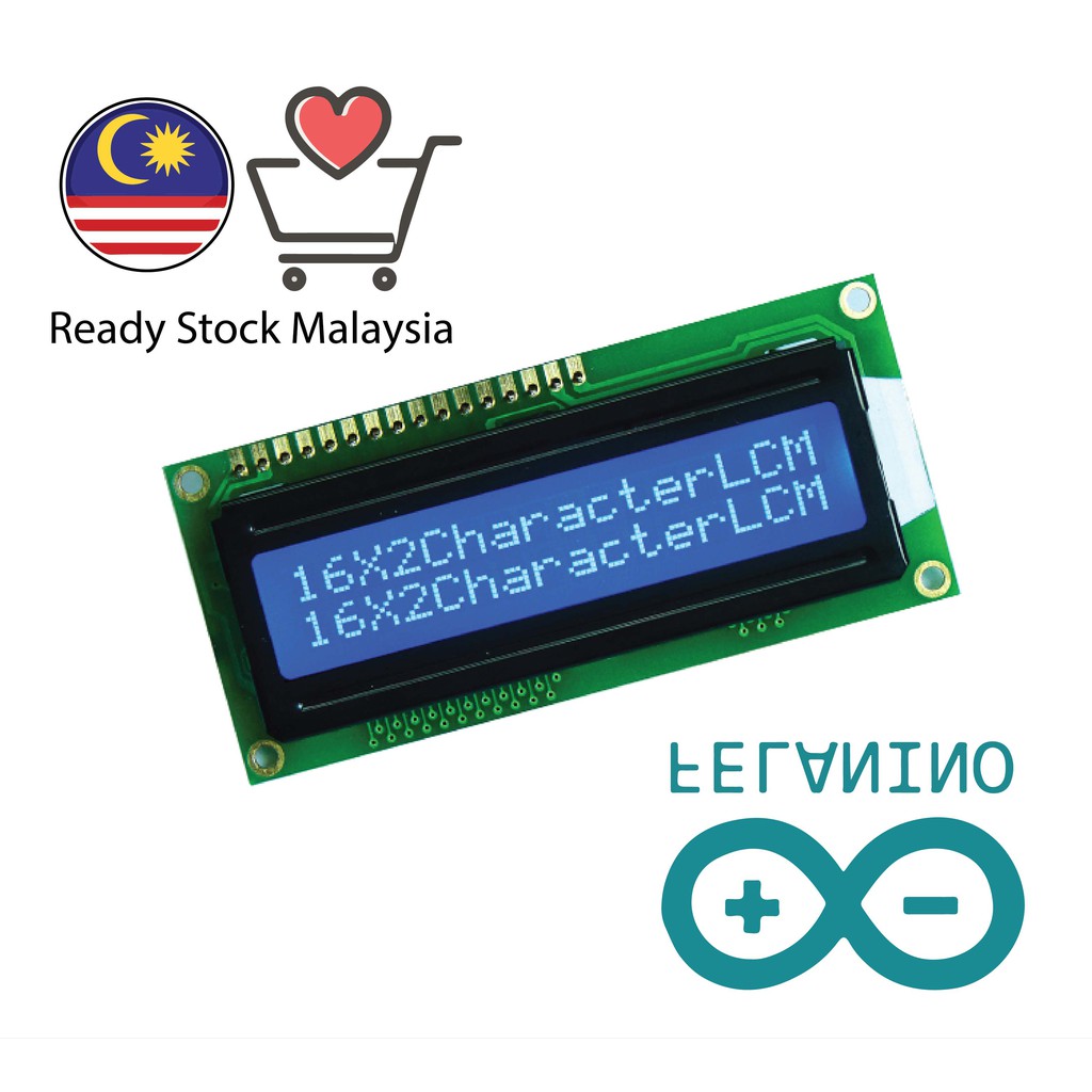 LCD 1602A level conversion module IIC/I2C LCD screen blue screen/yellow ...
