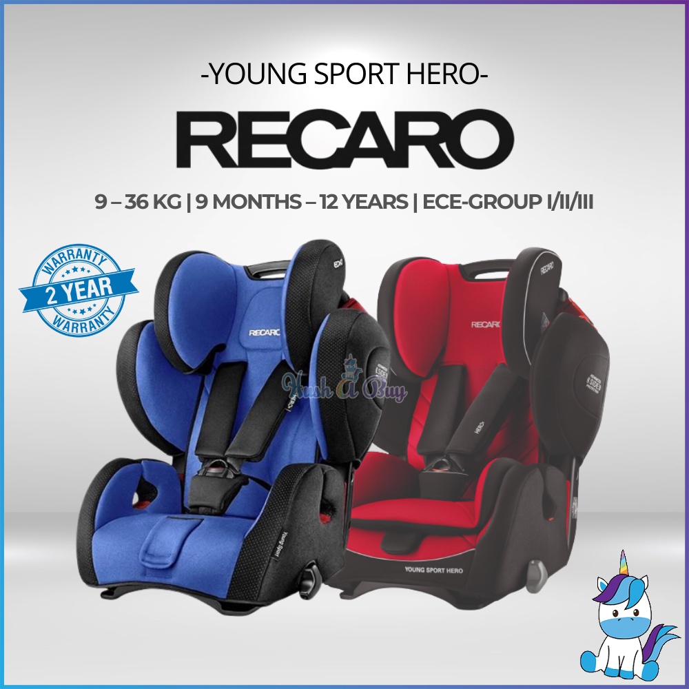 【PREMIUM RETAILER】Recaro Young Sport Hero Car Seat 9–36 kg (9months ...