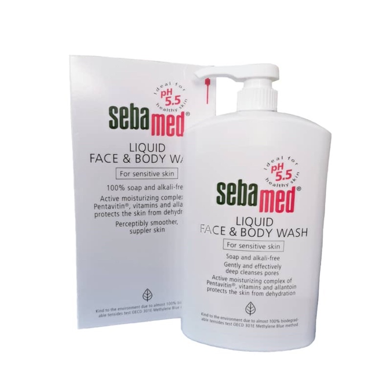 Sebamed Liquid Face & Body Wash 1L | Shopee Malaysia