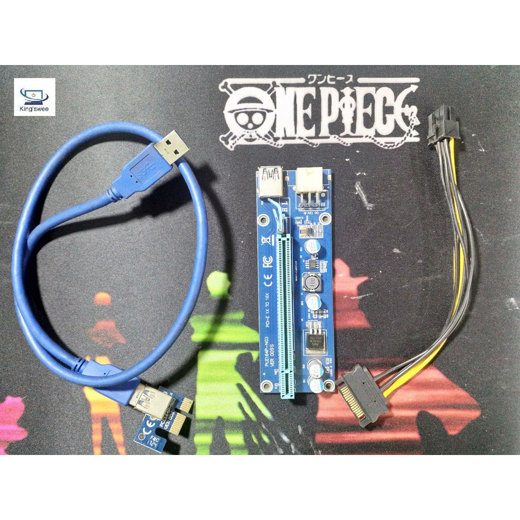 PCIE Riser / GPU Riser USB 3.0 Pcie PCI-E Express 1x To 16x Extender ...