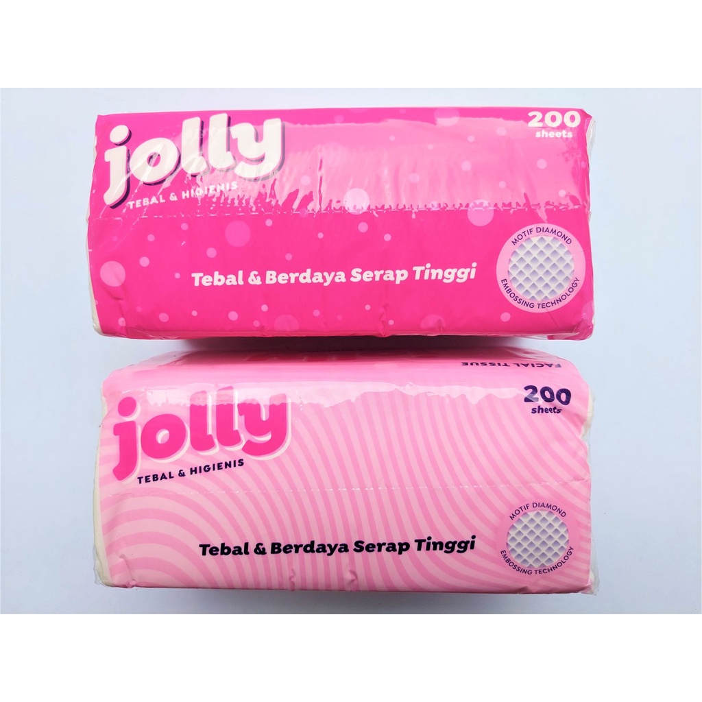Jolly Tissue 200 Sheets/Tissue JOLLY 200 Sheets 2 ply | Shopee Malaysia