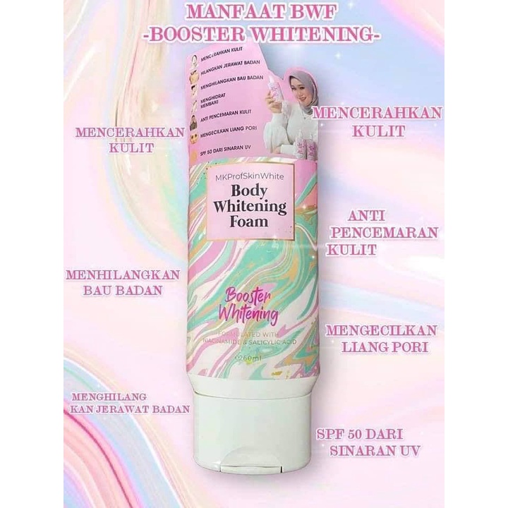 💯ORI HQ! 𝐁𝐎𝐃𝐘 𝐖𝐇𝐈𝐓𝐄𝐍𝐈𝐍𝐆 𝐅𝐎𝐀𝐌 𝐌𝐊𝐏𝐑𝐎𝐅𝐒𝐊𝐈𝐍𝐖𝐇𝐈𝐓𝐄 | Shopee Malaysia
