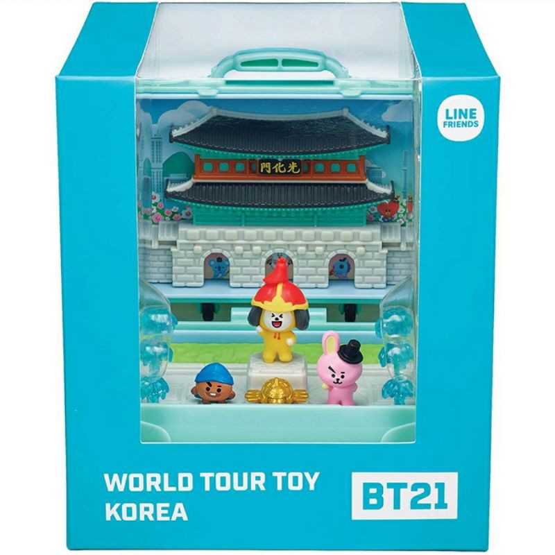 Bts Bt21 World Tour Toy Playset Japan Korea UK USA Brazil Original ...
