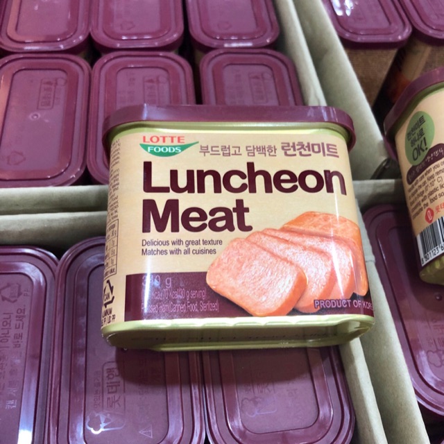 韩国午餐肉 lotte luncheon meat non halal 340g | Shopee Malaysia