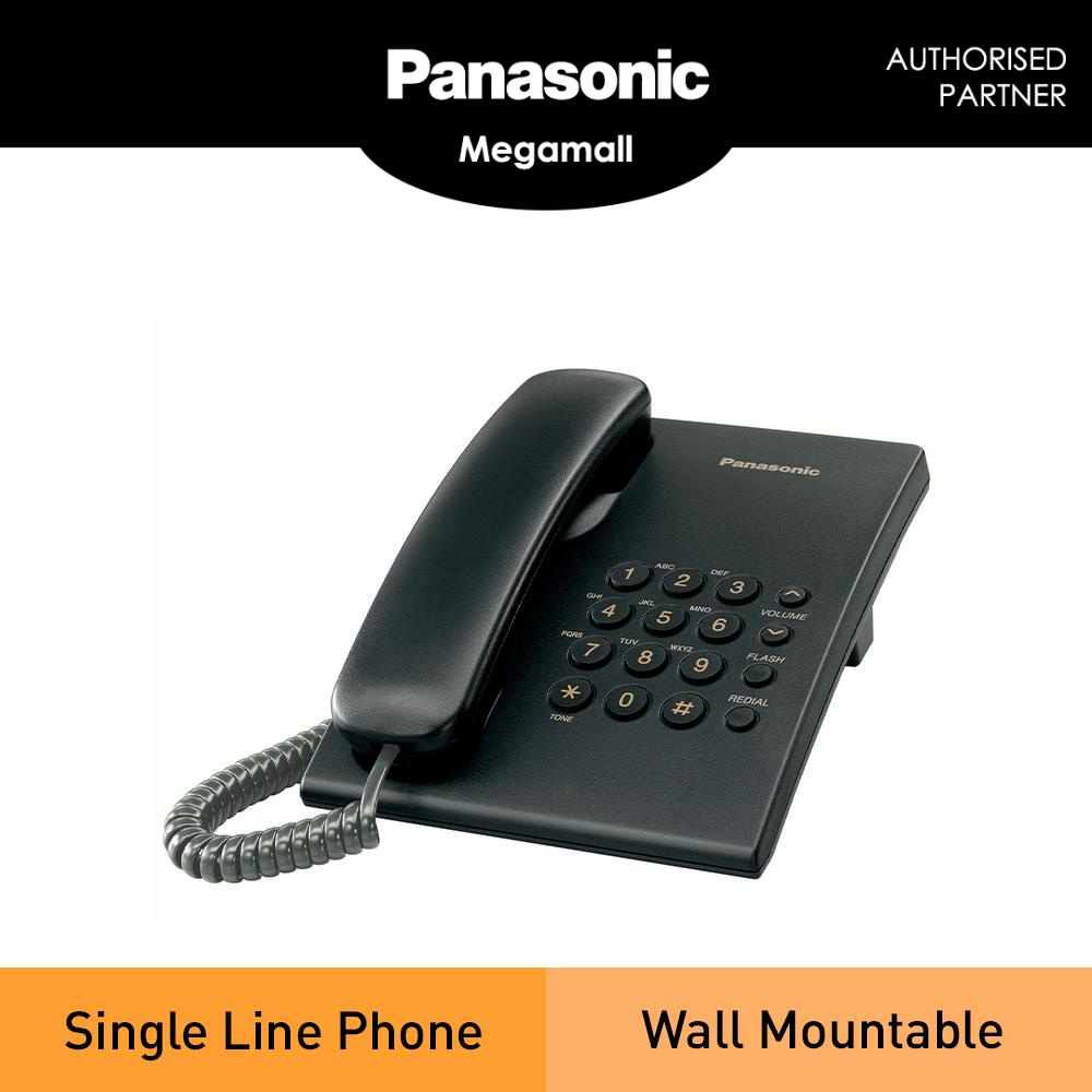 PANASONIC TS500 CORDED PHONE WALL MOUNTABLE KX-TS500MLB | Shopee Malaysia