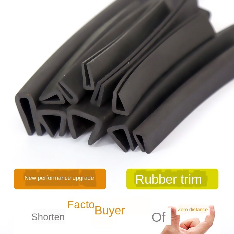 Rubber Trim U-Shaped Rubber Rubber Bumper Strip Slot Rubber Plate ka ...