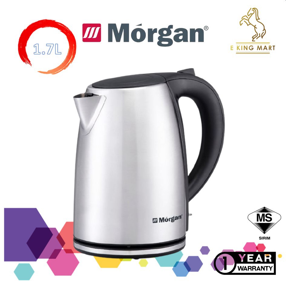 Morgan Stainless Steel 1.7L Jug Kettle MJK-8017LS Pemanas Air / ELBA 1 ...