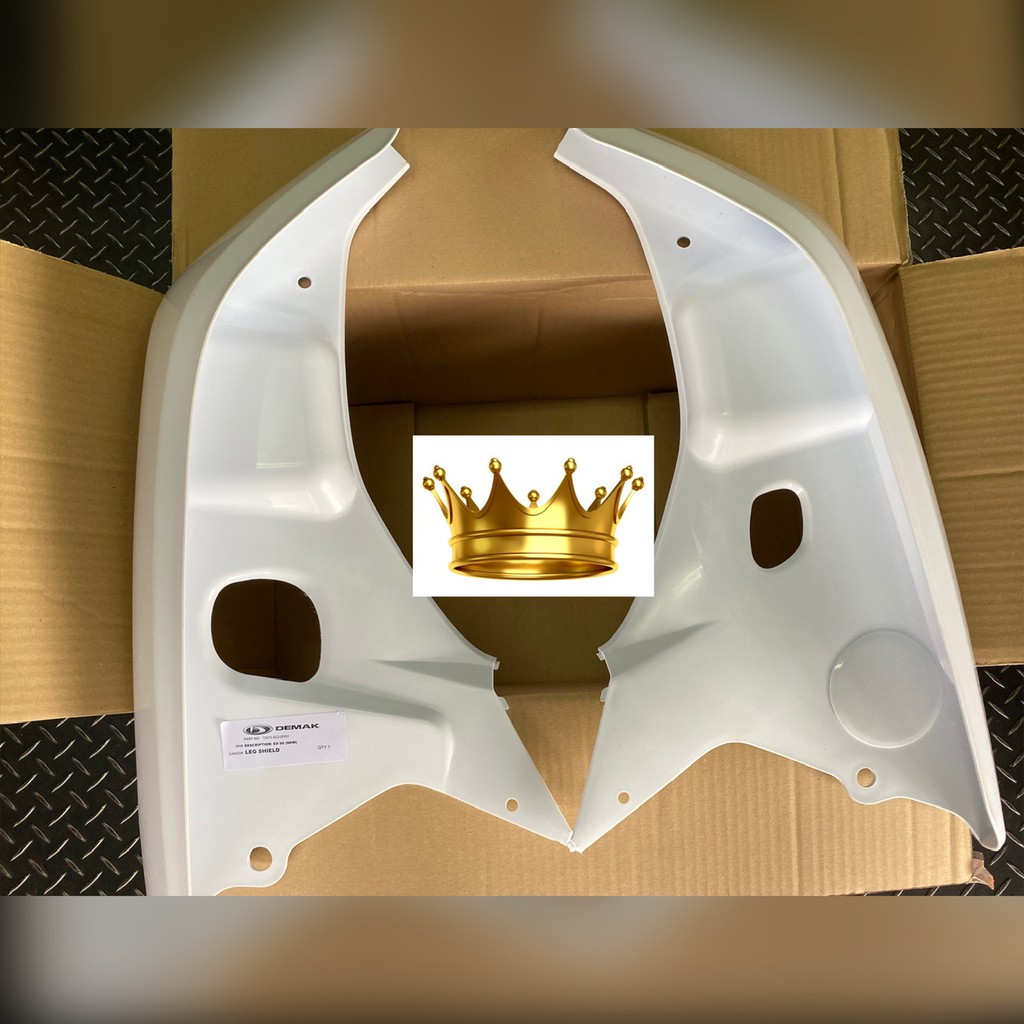 Leg Shield Cover Kepuk Putih Kepak Sayap Demak EX90 (New) | Shopee Malaysia