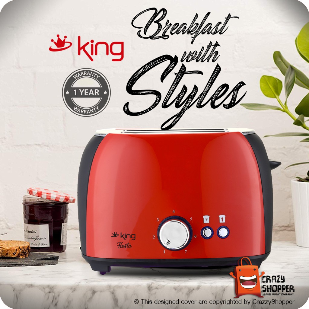 Ready Stock ~ King Retro Colourful Designer Toasters | Shopee Malaysia