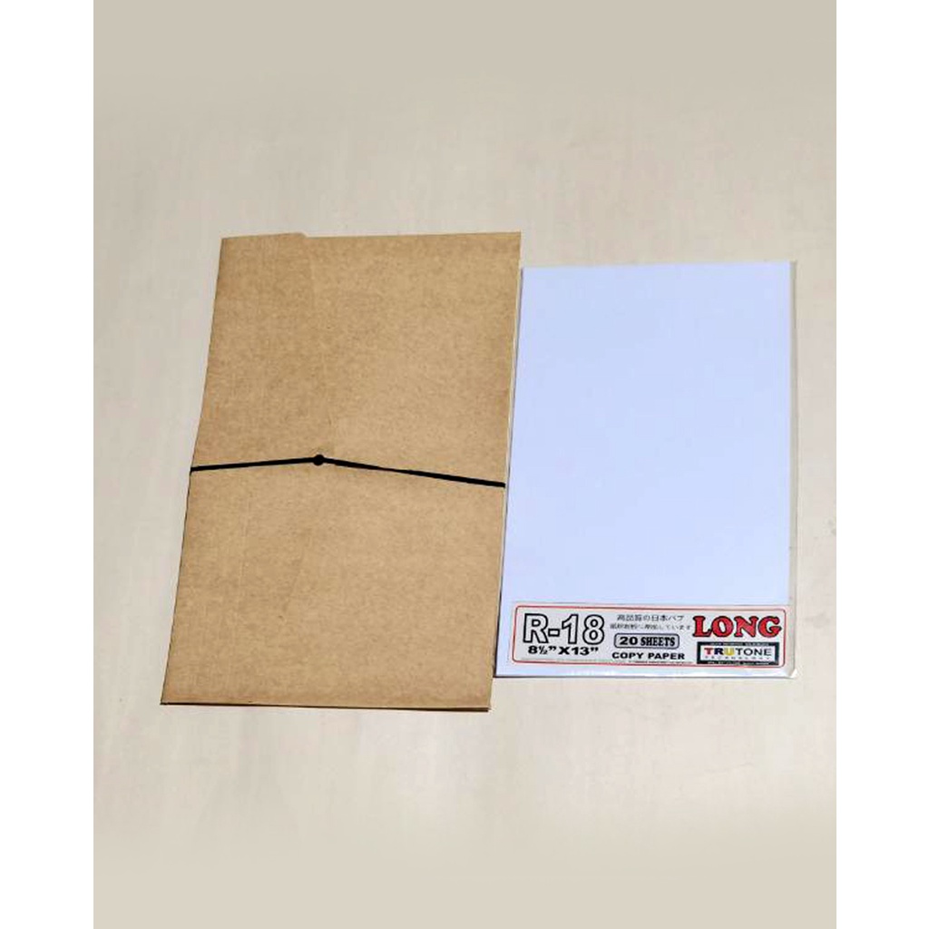 Expanded Envelope Long Tomodachi With Elastic Strap Kraft Matte Pack of ...