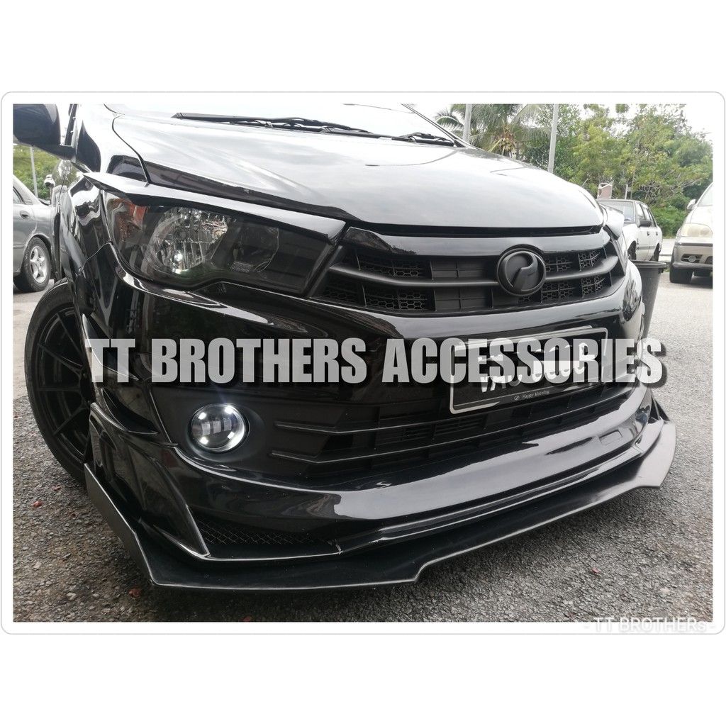 PERODUA BEZZA FOGLAMP LED FOG LAMP 2 tone LED + 4 EYE DRL DAYLIGHT LED ...