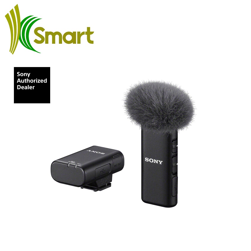 Sony ECM-W2BT Camera-Mount Digital Bluetooth Wireless Microphone System ...