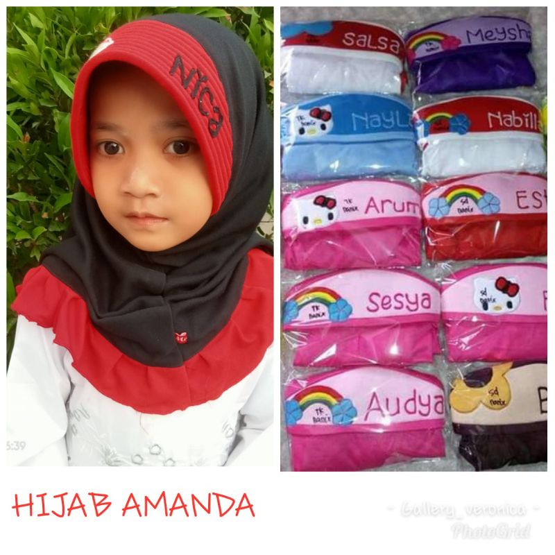 CHILDREN'S HIJAB FREE NAME DESIGN AND COLOR CAN REQUEST | QUALITY VIRAL ...