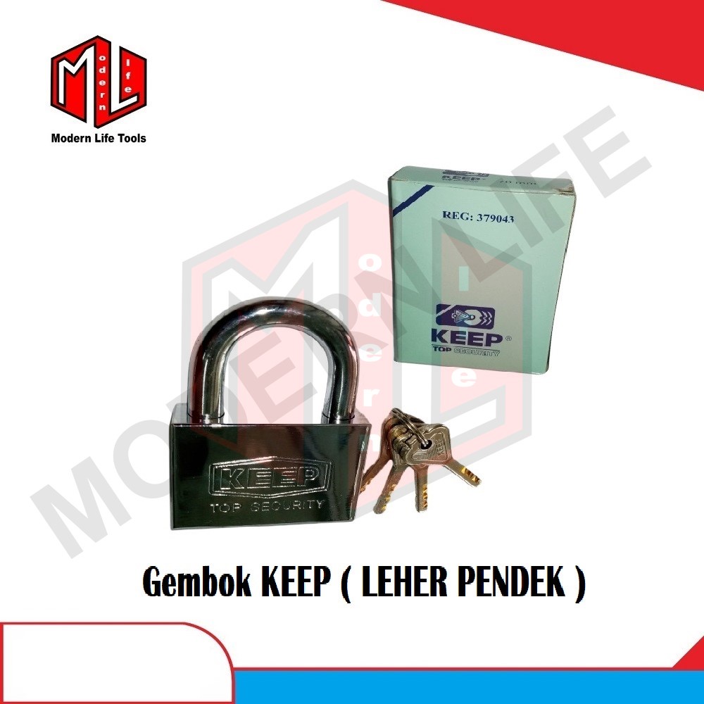 Short 60mm KEEP Padlock Lock/Short Neck KEEP Padlock (ORIGINAL ...